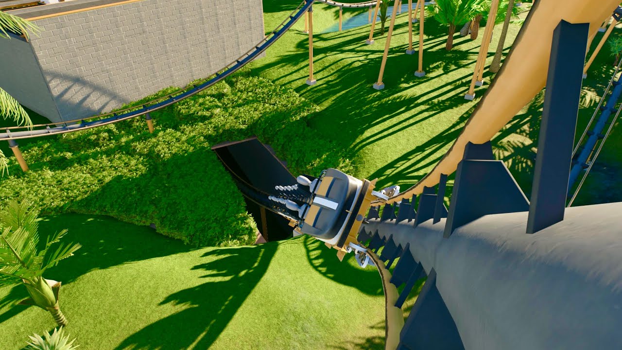 Tight Tire Launch Coaster -Planet Coaster 2 - YouTube