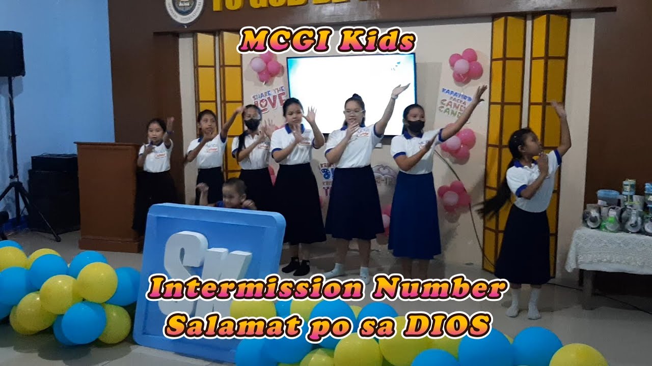 MCGI KIDS INTERMISSION NUMBER SKAP Locale Edition #mcgiknows - YouTube