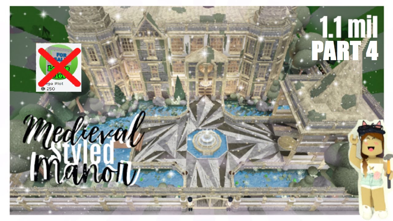 Bloxburg | Medieval Styled Manor (PART 4) | Speed Build | - YouTube