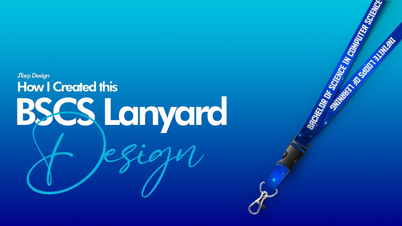 How I Created this Lanyard Design for Computer Science - YouTube