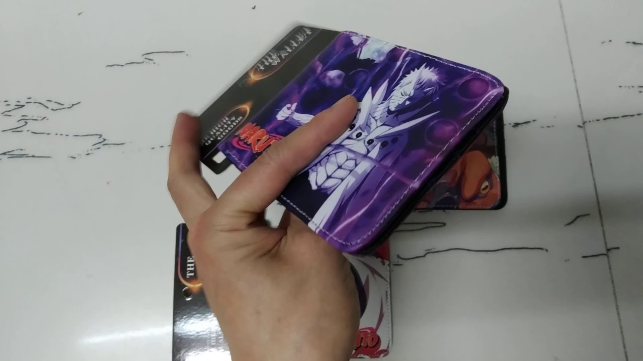 naruto anime wallet - YouTube