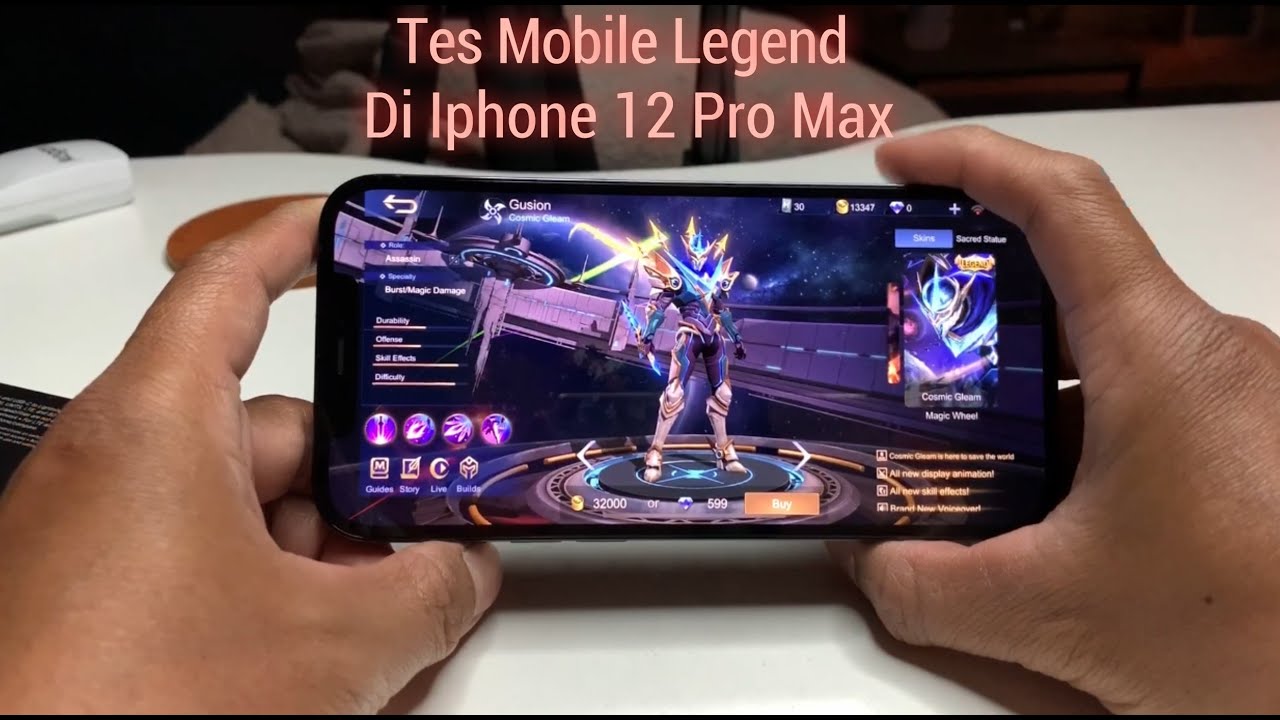Test Mobile Legend di Iphone 12 Pro Max - YouTube