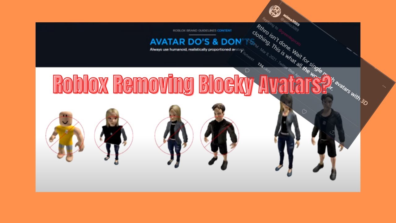 Roblox is Removing Blocky Avatars? - YouTube