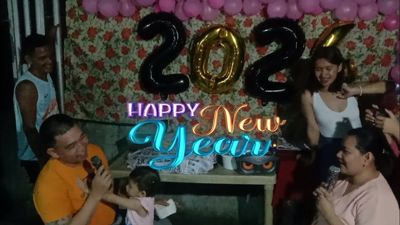 happy new year Game & fireworks Welcome 2024 - YouTube
