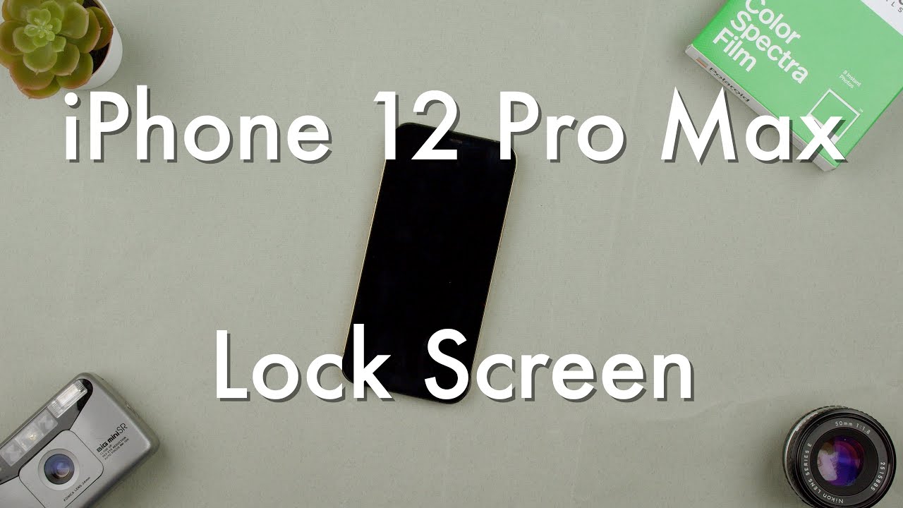 How to Lock Screen on the iPhone 12 Pro Max || Apple iPhone 12 Pro Max ...