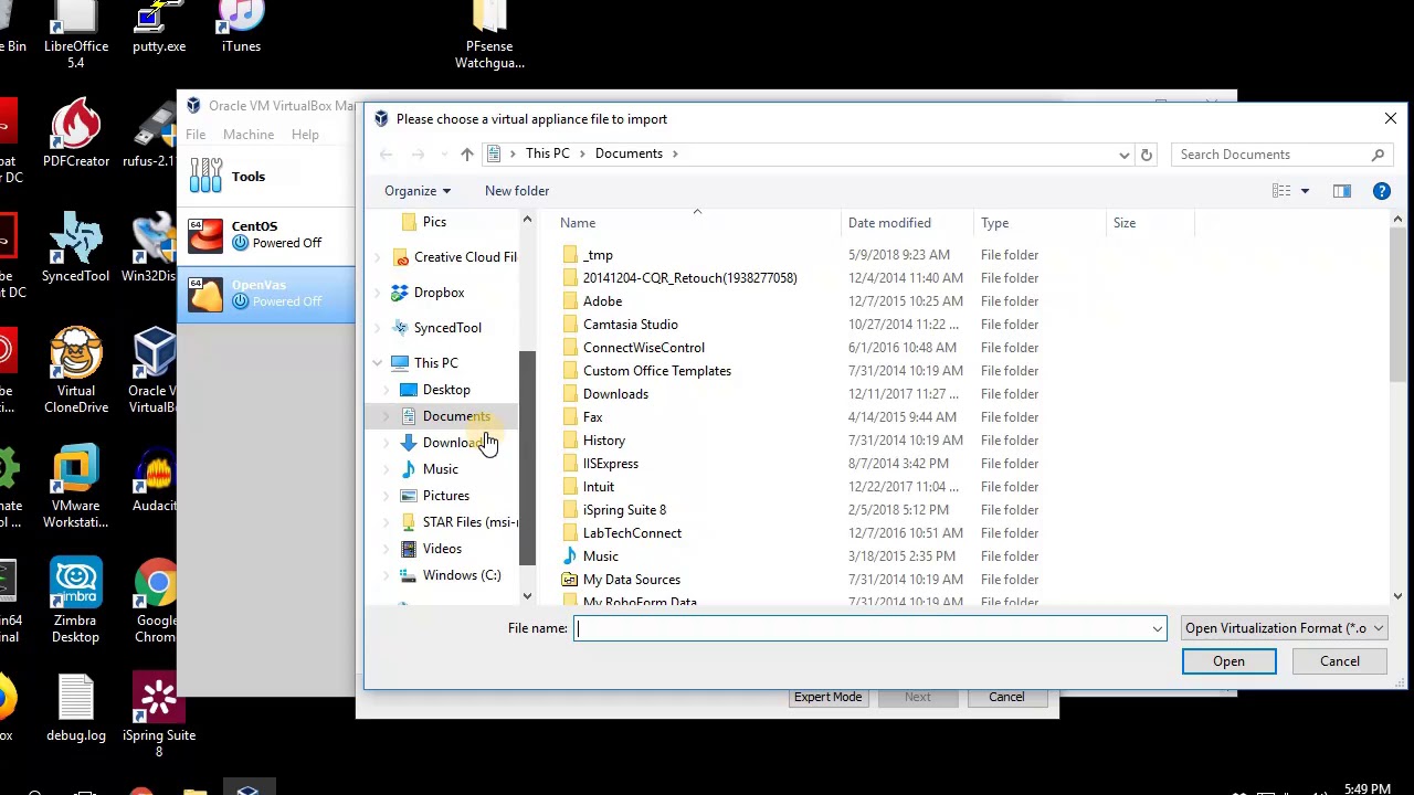 Import Virtualbox OVA File - YouTube