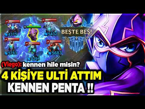 1100 AP KENNEN 😱 4 KİŞİYE ULTİ ATTIM EFSANE PENTA !!