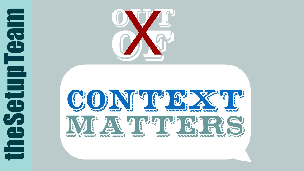Context Matters - YouTube