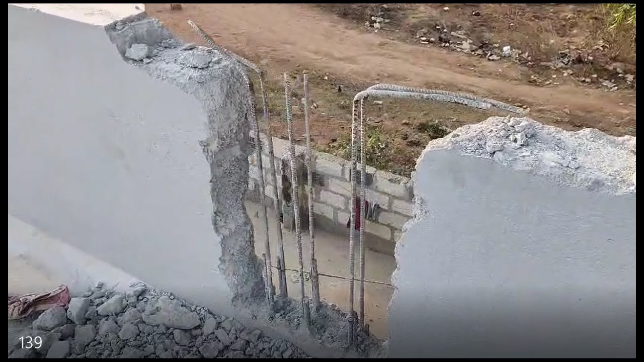 Extension of column from parapet wall| Column Extension | Materials ...