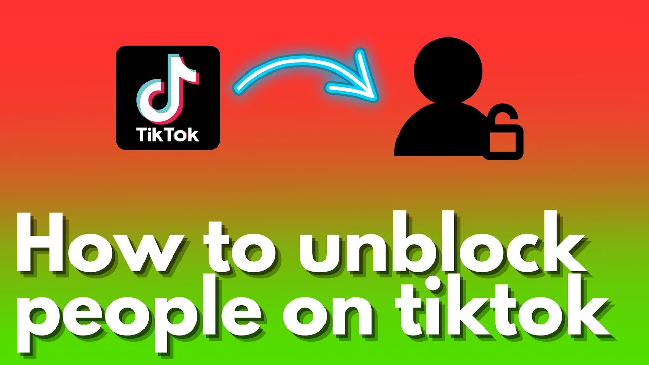 How to unblock people on tiktok 2023 - YouTube