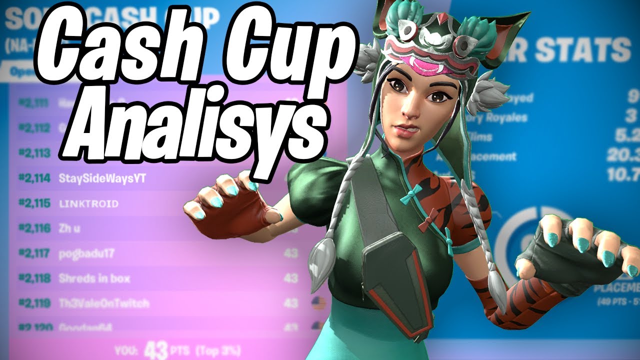 Fortnite Cash Cup Highlights #1 + Analysis What i did wrong and how to ...