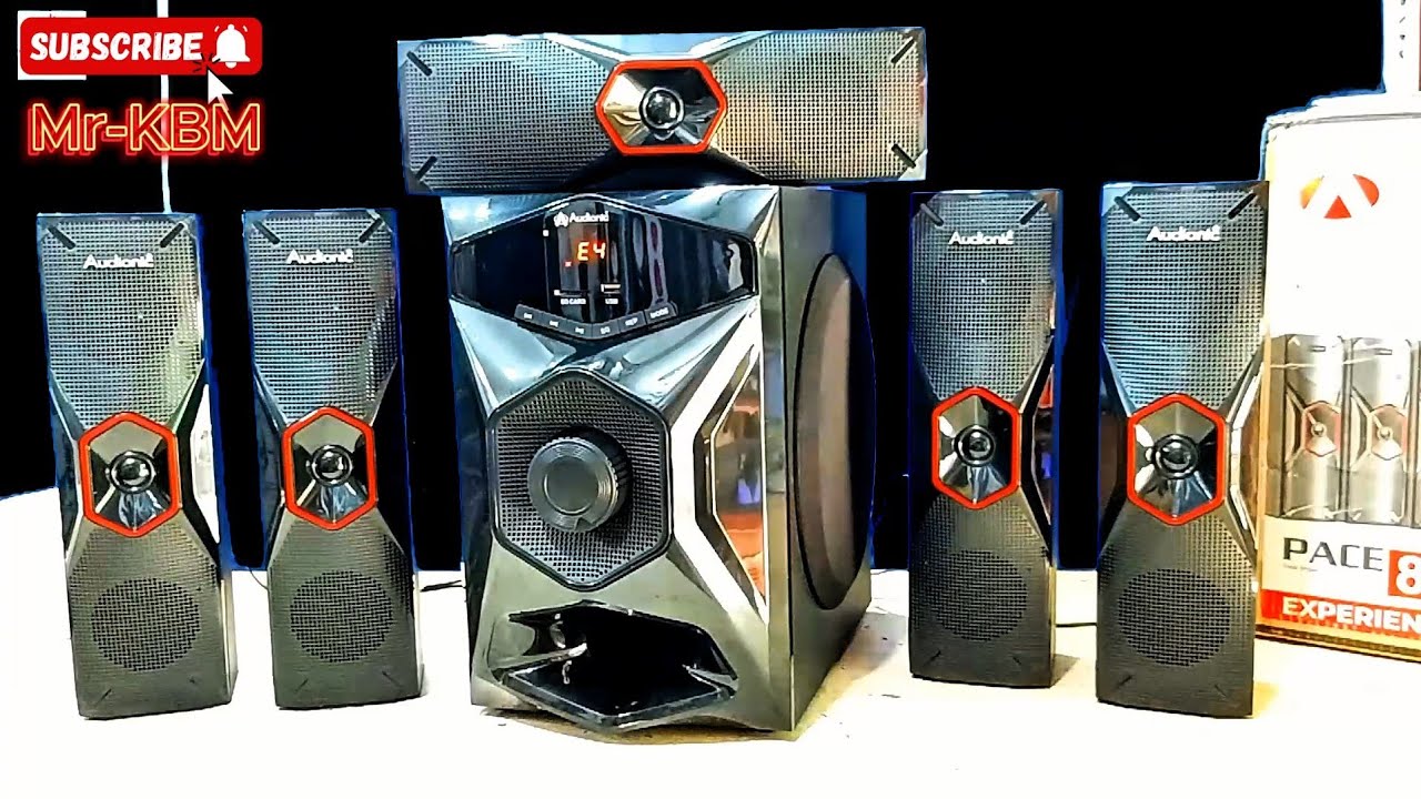 Pace 8 Audionic 5.1 Channel Home Theater Speaker Bass Test - Mr KBM ...