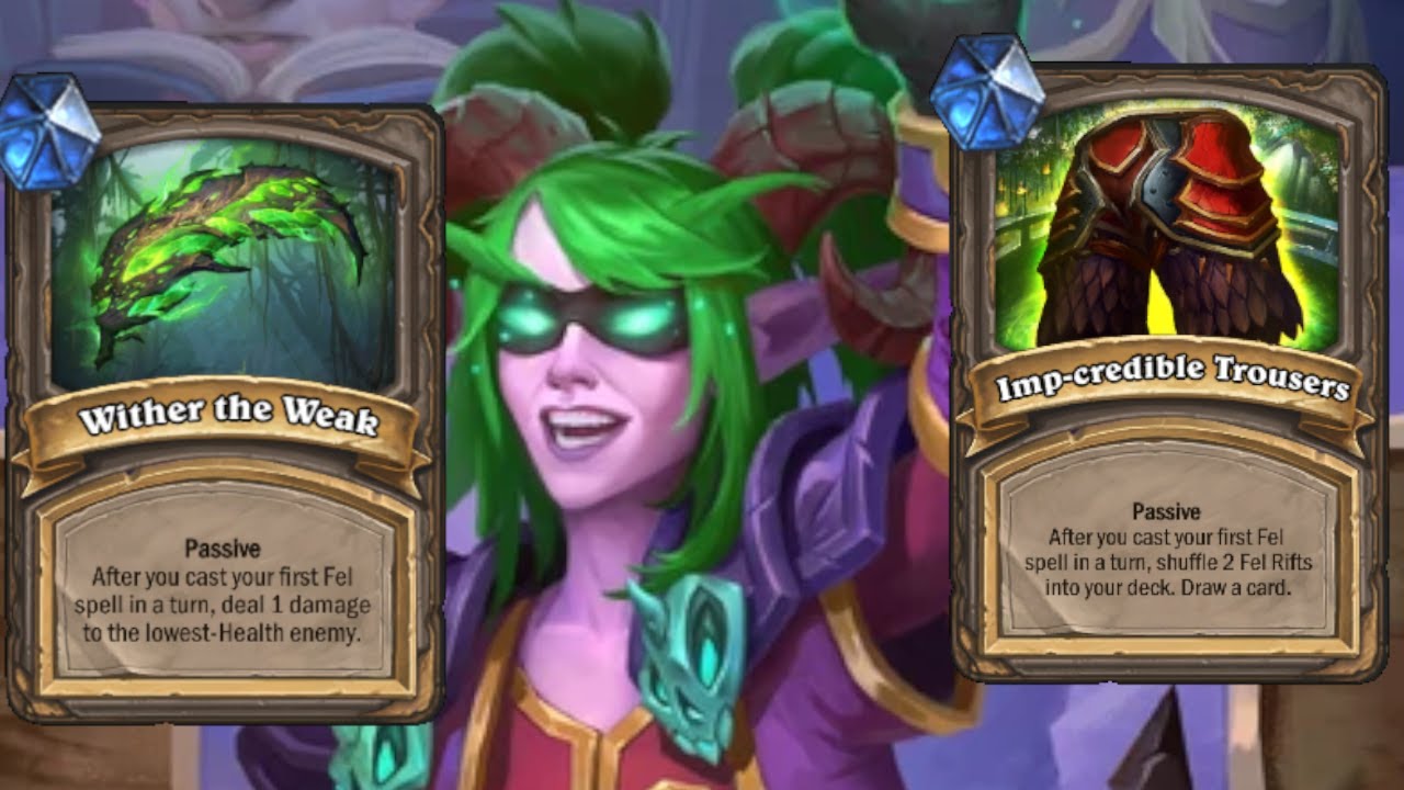 12 Wins 12-1 Fel Spell Stelina Demon Hunter - Hearthstone Duel - YouTube