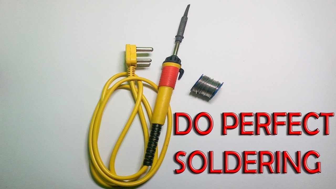 How to do perfect Soldering in just few second without using Flux - YouTube