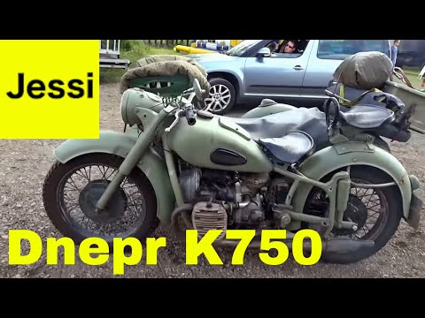 Dnepr K750 Sound - Soviet Motorcycle in Army Look