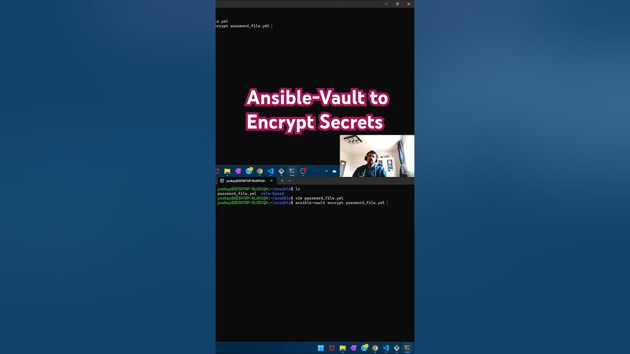 🔐Ansible-Vault to encrypt Secrets | Secret Files #ansible #ansiblevault - YouTube