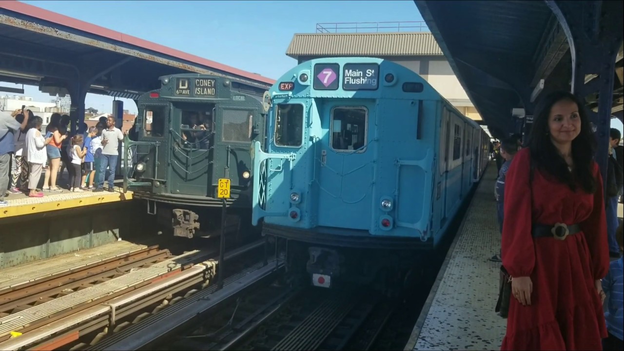 MTA: R33WF and R38 (Parade of trains) foam - YouTube