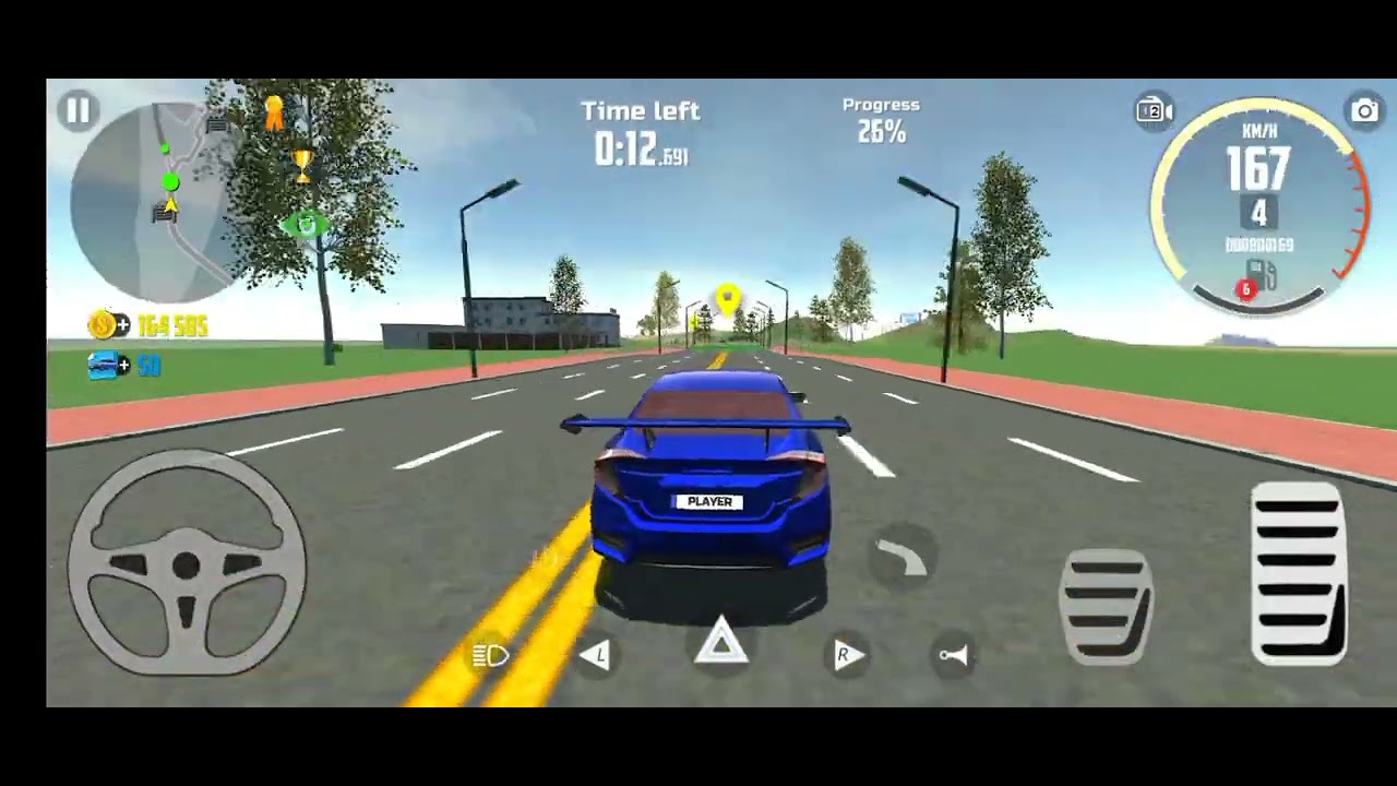 Completed the crazy challenge car simulator 2 - YouTube