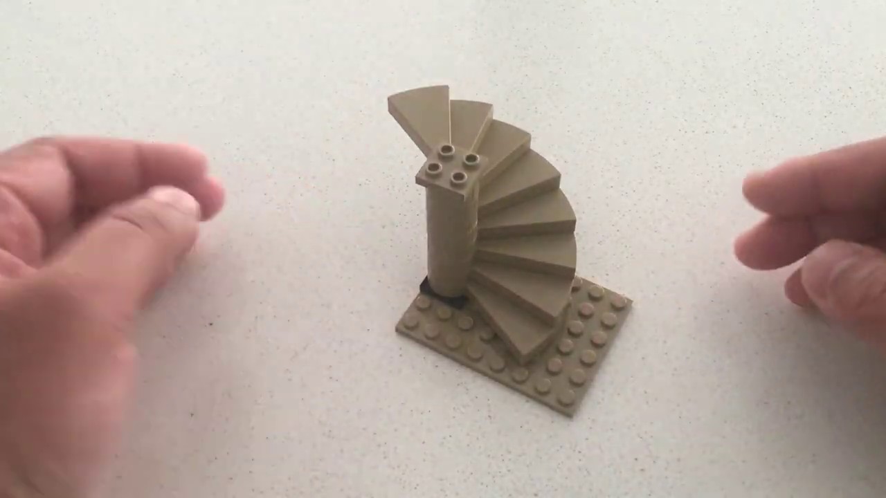 How to build a LEGO Spiral Staircase - YouTube