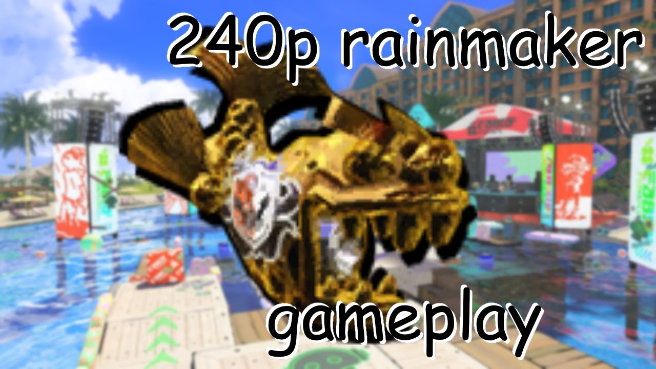 Splatoon 3 - epic 240p rainmaker gameplay - YouTube