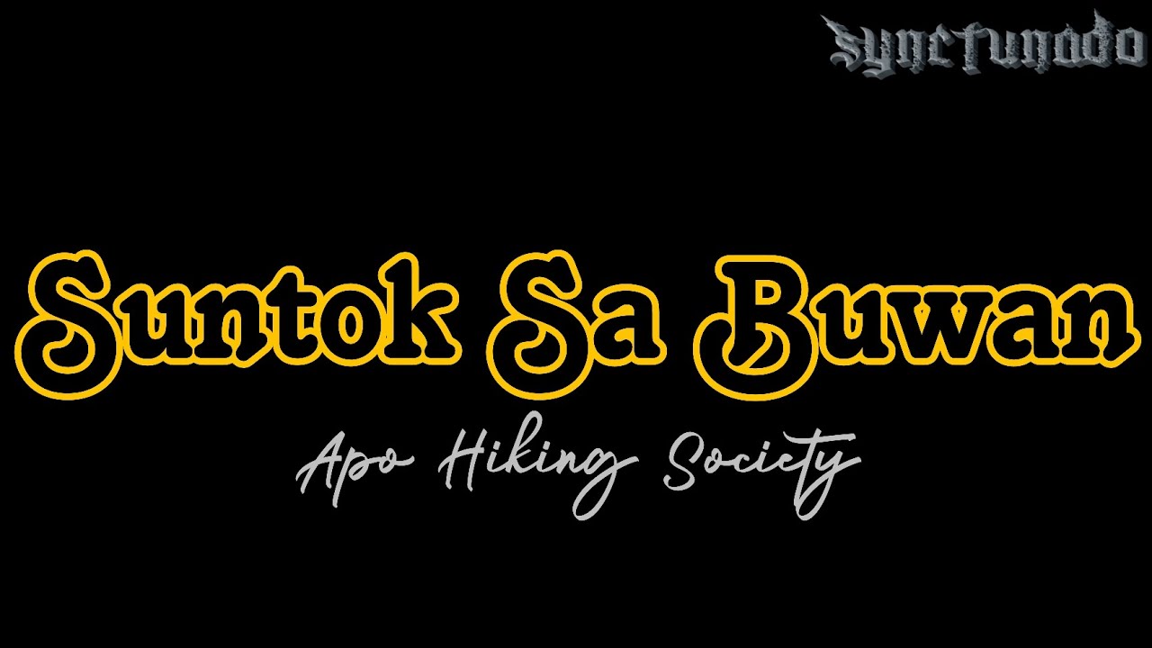 SUNTOK SA BUWAN [ APO HIKING SOCIETY ] INSTRUMENTAL | MINUS ONE - YouTube