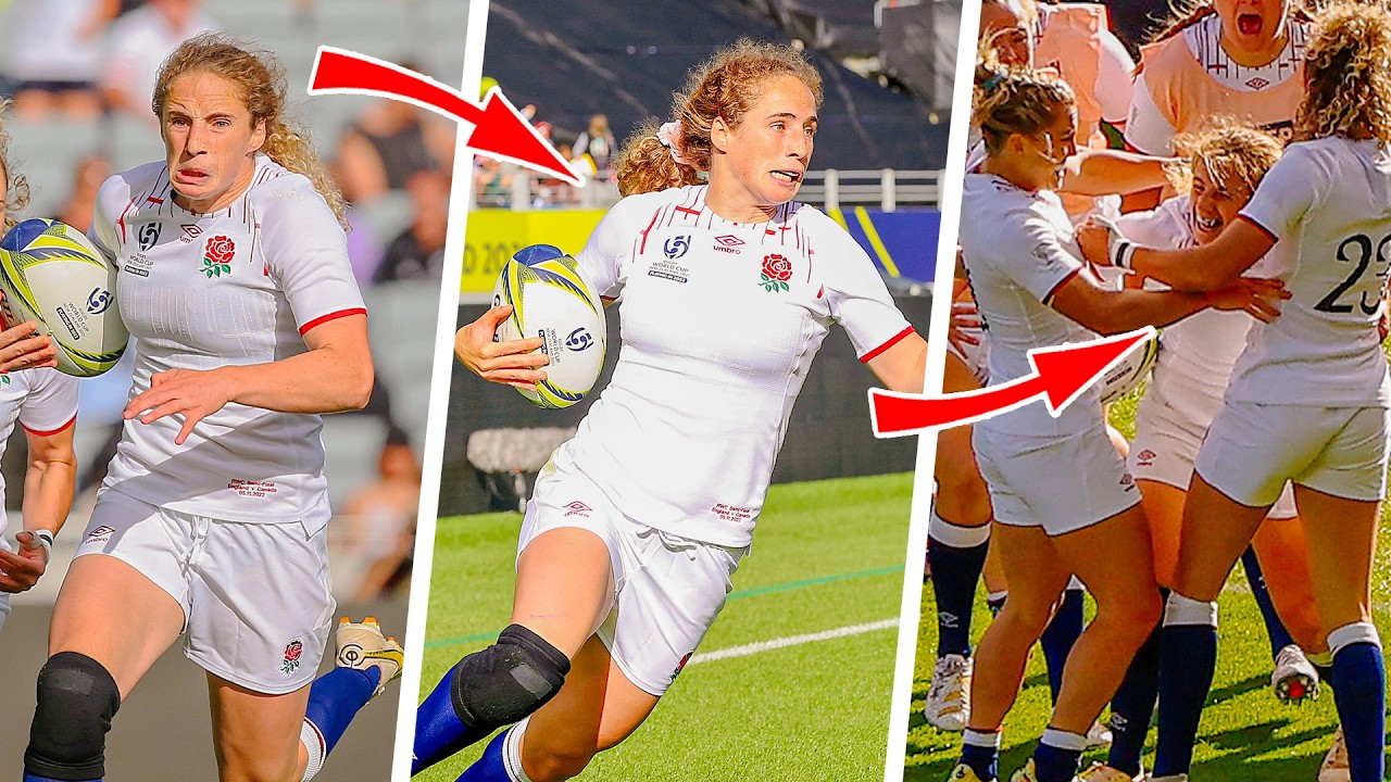 Is this the greatest try you will EVER see? 🔥 | England's Abby Dow v ...