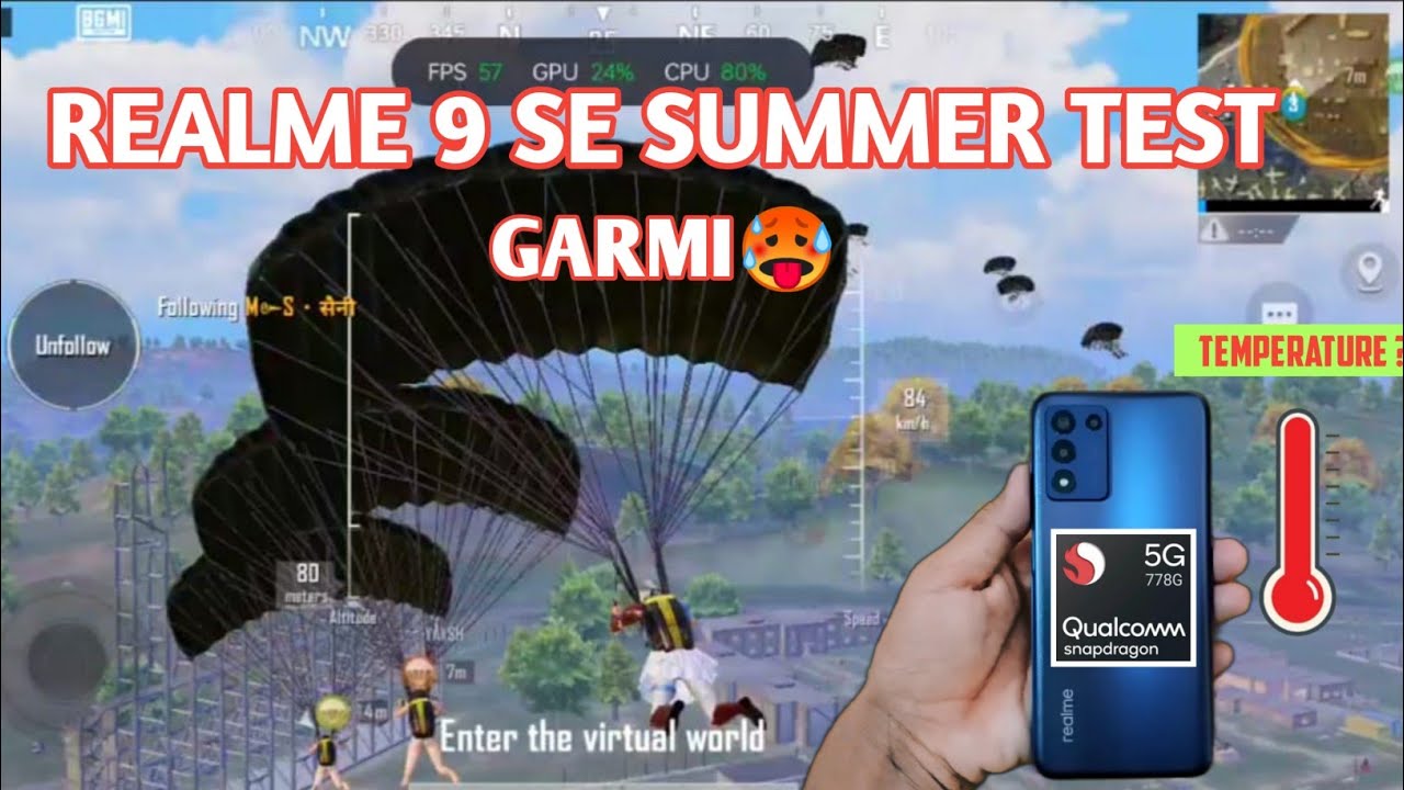 Realme 9 Se Summer Season Bgmi Test With Fps Meter | Bgmi Test Realme 9 ...