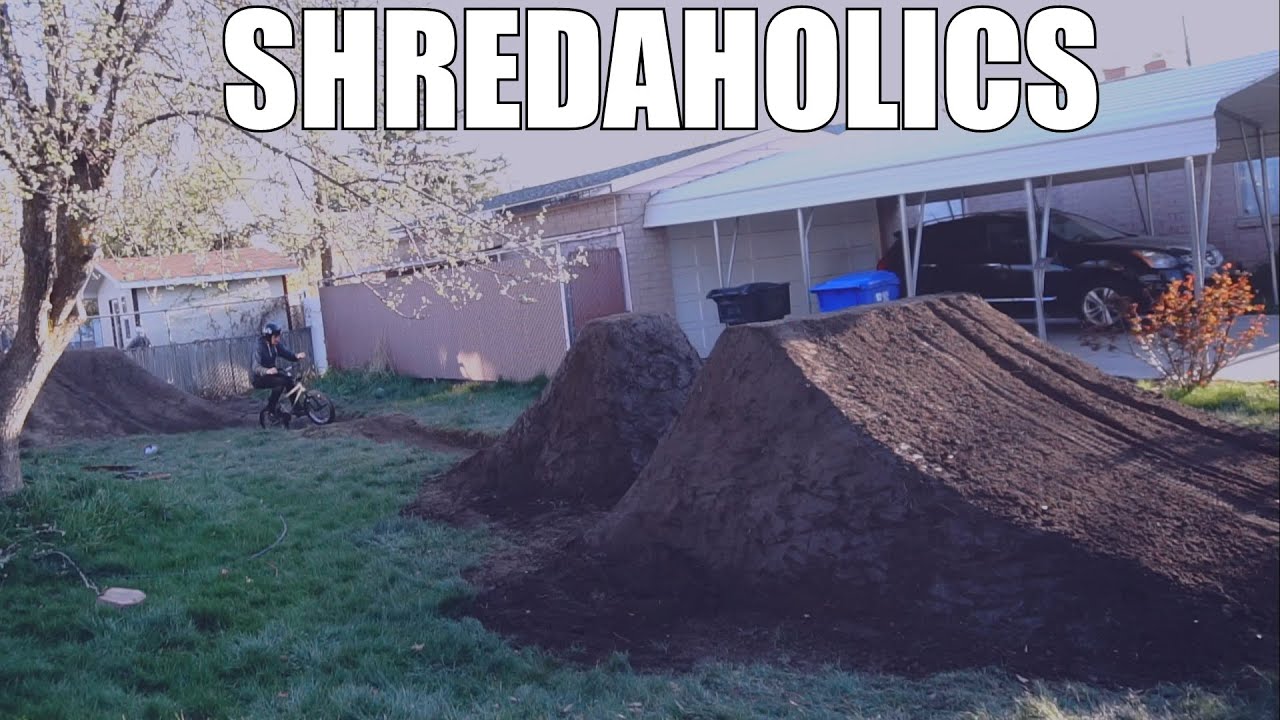Lock Down Back Yard BMX/MTB Jump line build! Pt.3 - YouTube