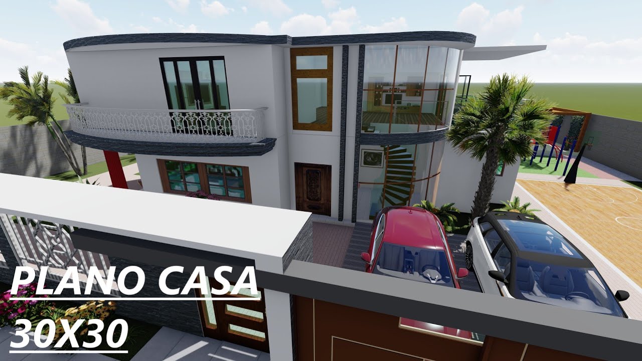 PLANO CASA 30X30 - YouTube