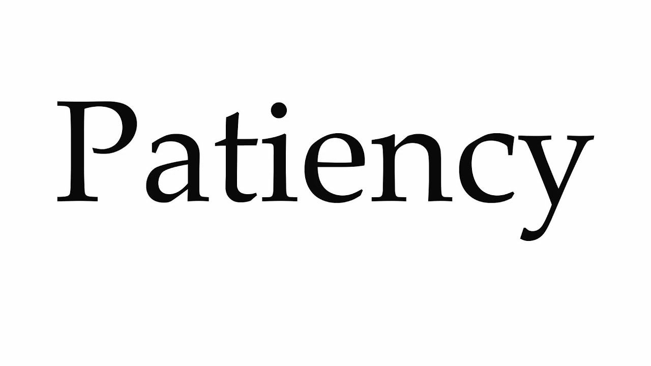 How to Pronounce Patiency - YouTube