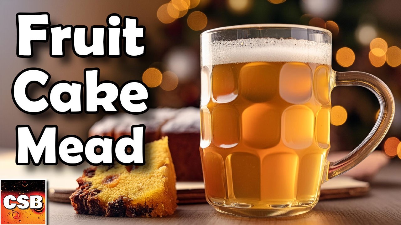 Holiday Cheers in a Glass - Our Fruit Cake Mead Masterpiece - YouTube