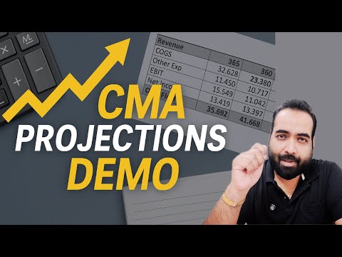 Lecture 60: How to do CMA data Projections in Balance sheet side- Part ...