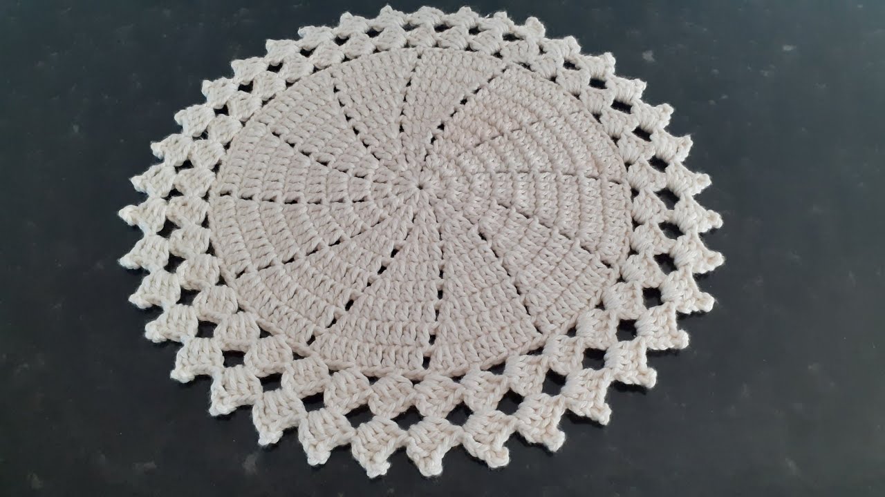 SOUSPLAT EM CROCHÊ SIMPLES, FÁCIL ECONÔMICO PASSO A PASSO - YouTube