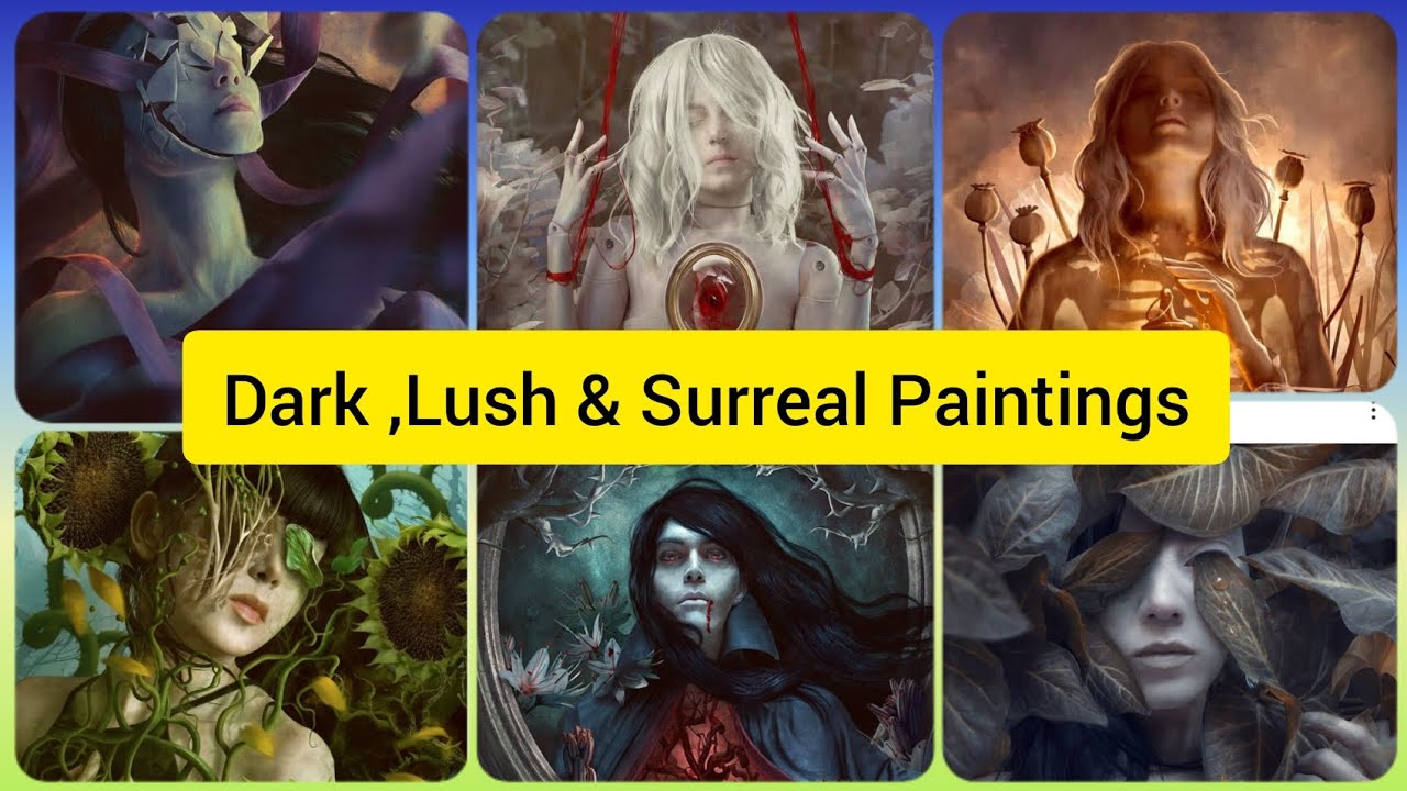 DARK,LUSH & SURREAL DIGITAL PAINTINGS OF WOMEN IN HORROR PICS-MARCELA ...