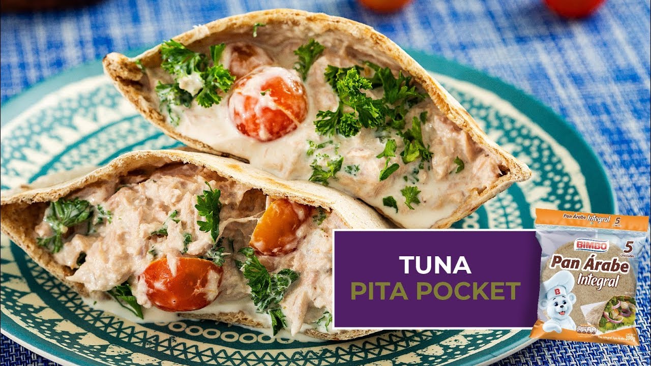 Receta de tuna pita pocket casera - YouTube