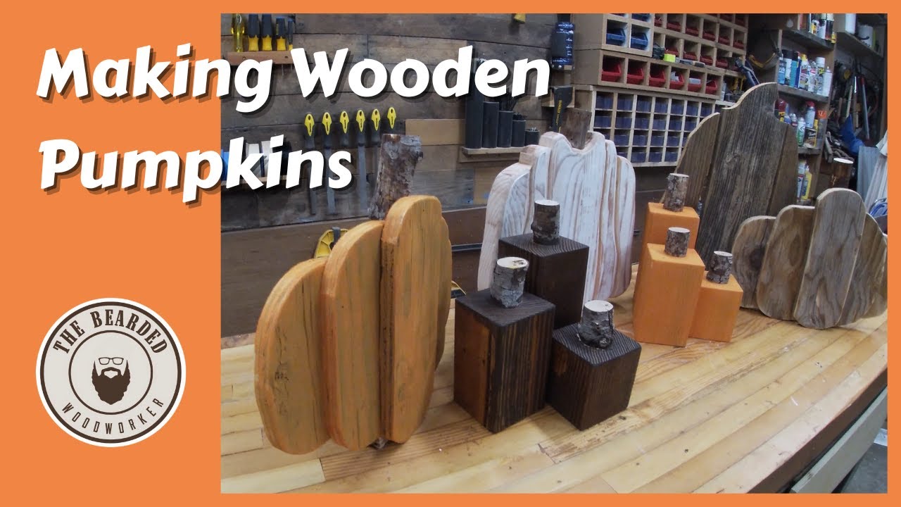 DIY Wooden Pumpkins - YouTube