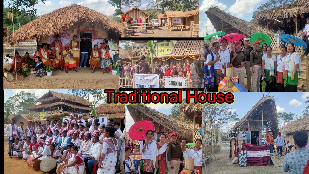 Karbi Anglong Day 2022 !! Traditional House !! Junmoni b vlog !! - YouTube