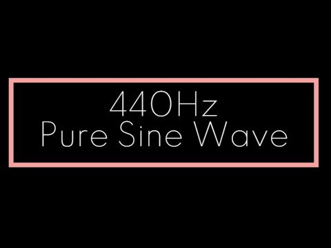 440Hz [Pure Sine Wave] 10 Minutes - YouTube