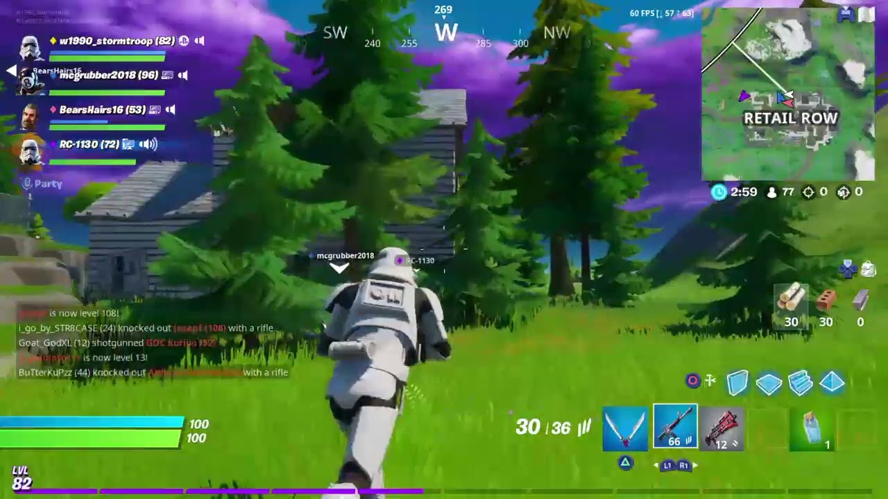 Fortnite Chapter 2 Season 1 Squad with friends - YouTube