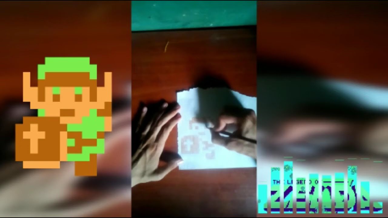 Pixel art Link - NES - YouTube