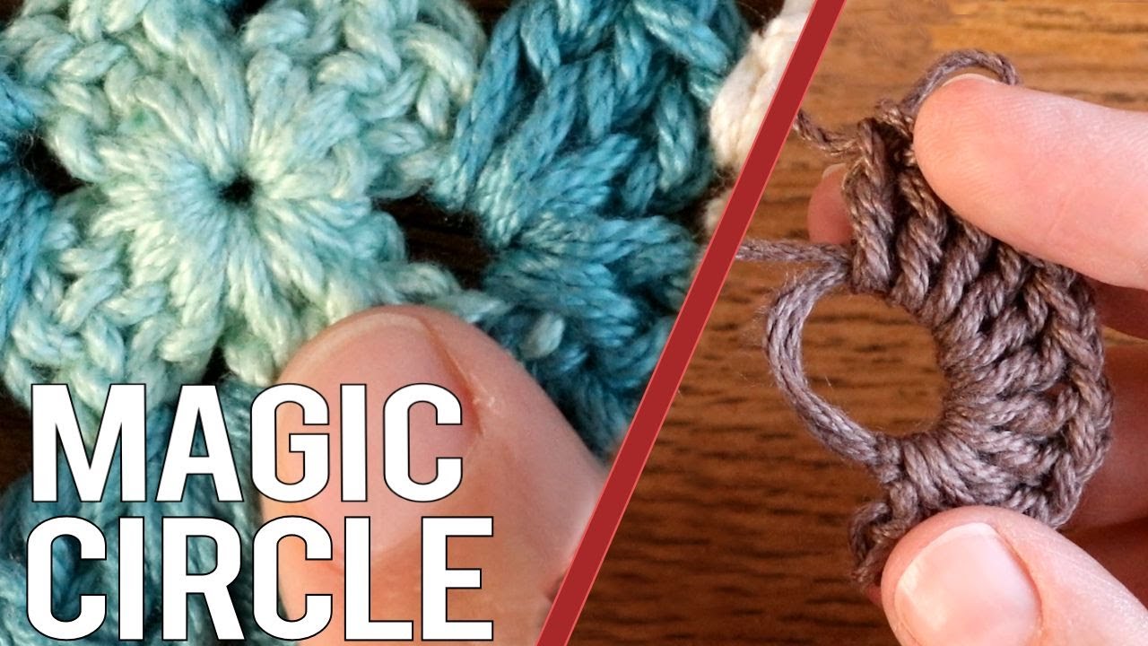Crochet Tutorial 5: Magic Circle / Magic Loop / Magic Ring / Magic ...