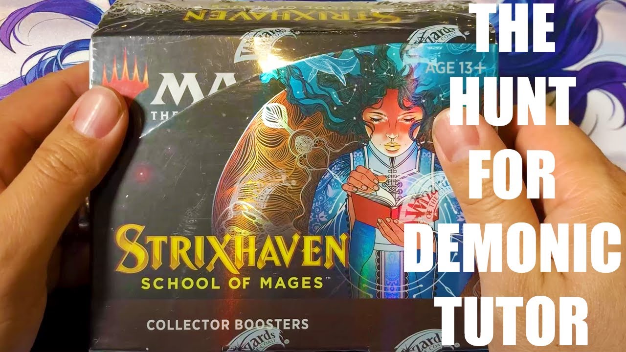 Strixhaven Collectors Boxes Opening: The Hunt for JPN Demonic Tutor ...