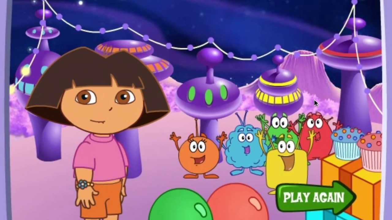 Dora The Explorer Dora’s Purple Planet Adventure Level 1/2/3/4/5 - YouTube
