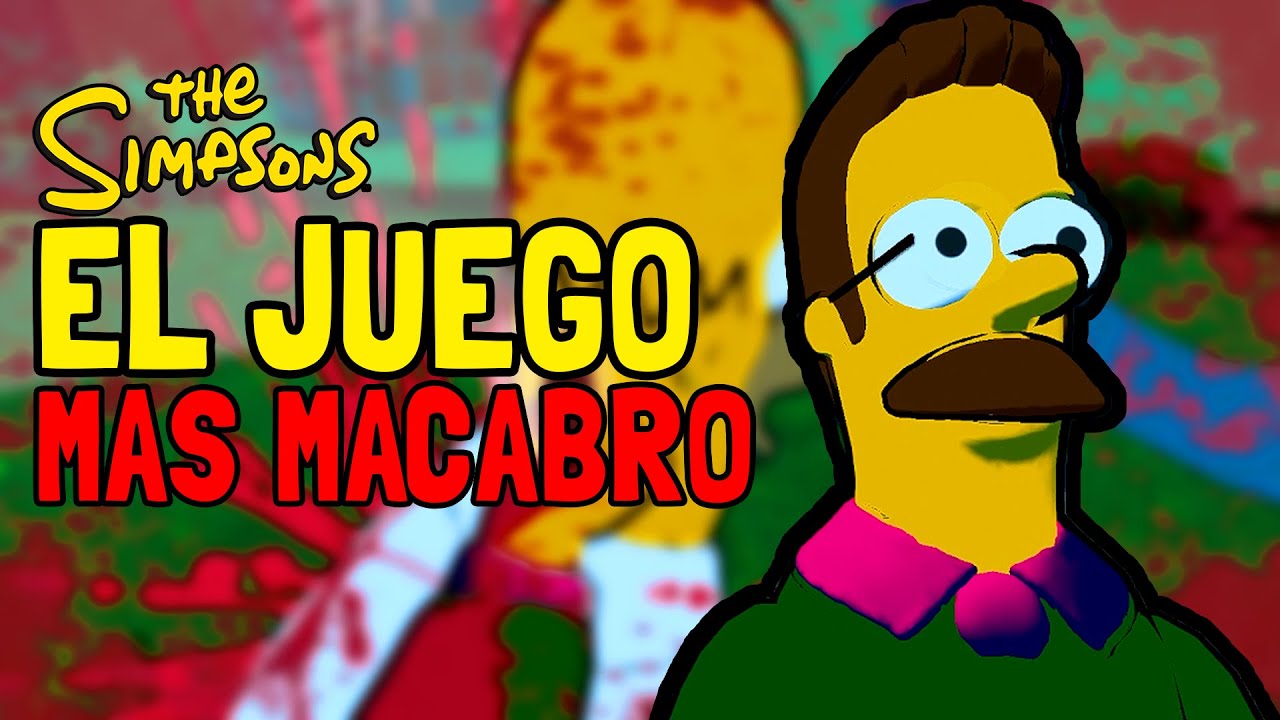 El juego mas MACABRO de Los Simpson | Ned Flanders KILLS The Simpsons ...