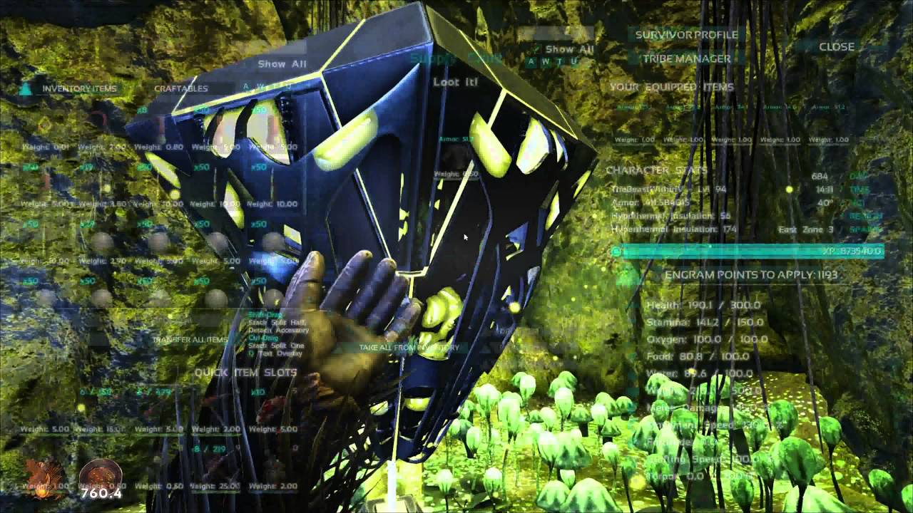 Ark Survival Evolved: Super Cave Loot! - YouTube