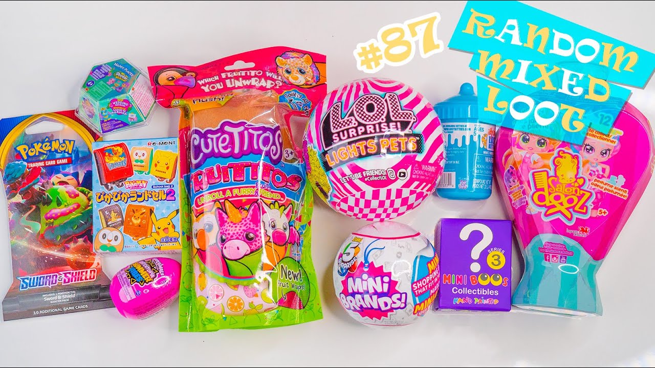 Random And Mixed Loot Opening Surprise Blind Bag Toys Unboxing #87 ...
