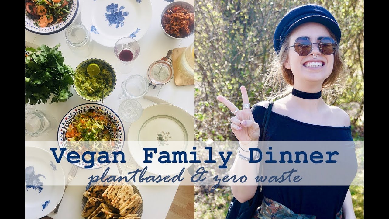 I COOKED MY FAMILY A VEGAN ZERO WASTE DINNER - YouTube