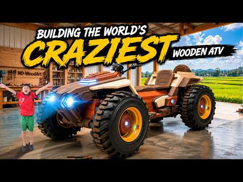 I Built a Giant Wooden Off-Road Beast