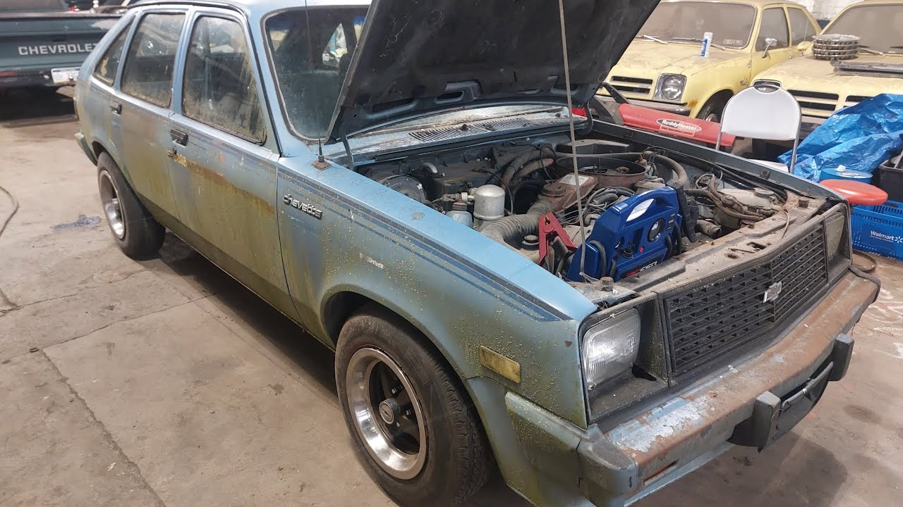 My 85 Chevette Crew Cab update...it runs! @thechevettecollector - YouTube