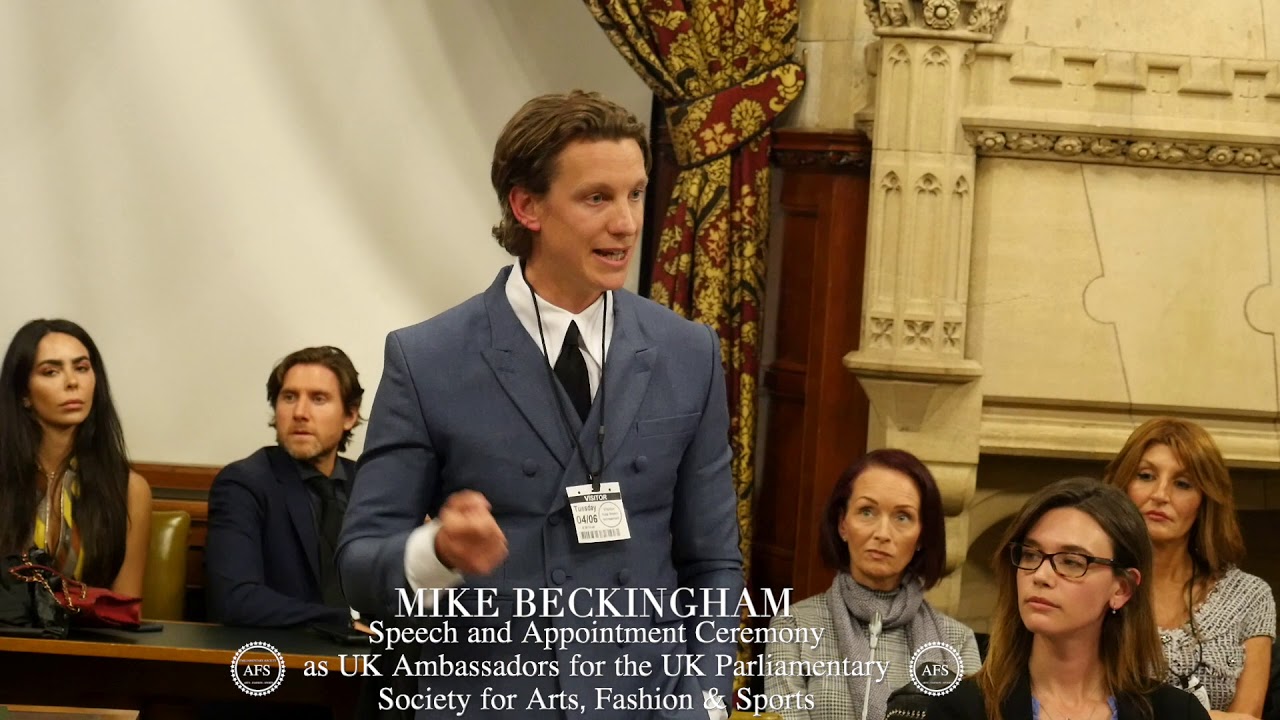 UK PARLIAMENTARY SOCIETY _ UK ARTS AMBASSADOR _ ACTOR AND ACTIVIST MIKE ...